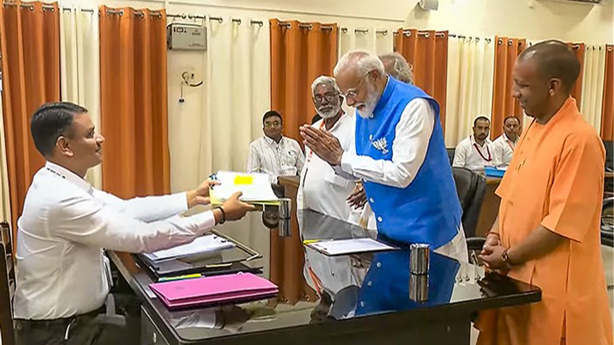 PM Modi Files Nomination | PM Modi Files Nomination For 2024 Lok Sabha ...