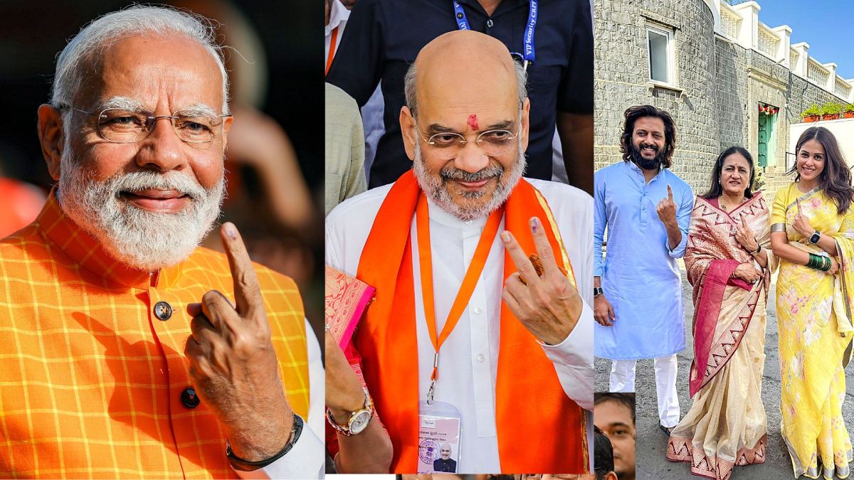 సార్వత్రిక ఎన్నికల మూడో దశ పోలింగ్.. ఓటేసిన ప్రముఖులు | Political ...