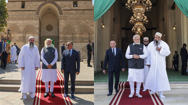 Prime Minister Narendra Modi visits 11th century Al-Hakim Mosque in ...