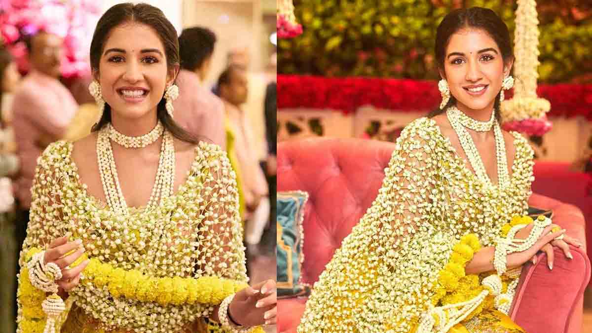 Radhika Merchant Haldi Look | Radhika Merchant Haldi Photos | Anant ...