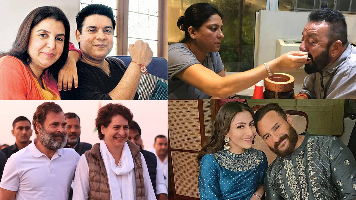 Raksha Bandhan 2023: India's Iconic Brother-Sister Duos Making a Mark ...