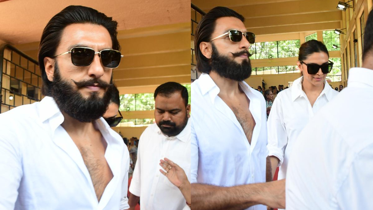 Ranveer Singh & Deepika Padukone Cast Their Vote For Lok Sabha Election ...