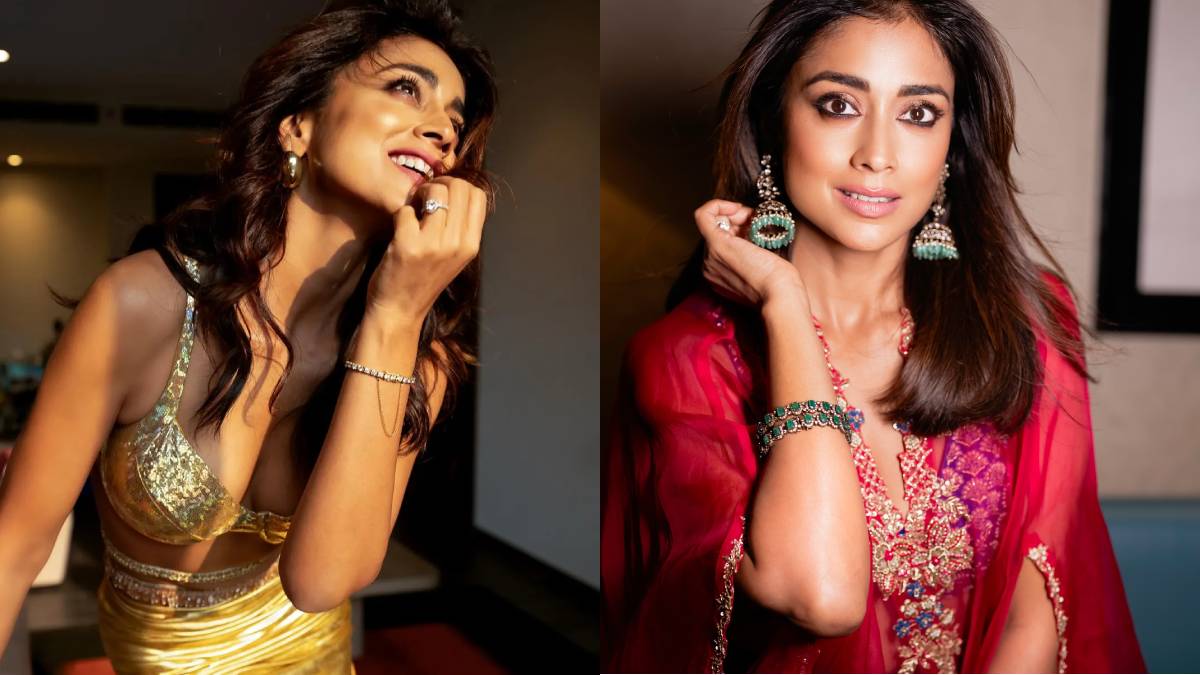 ட்ரெடிஷனல் லுக்கில் ஜொலிக்கும் ஸ்ரேயா.. லேட்டஸ்ட் போட்டோஷூட் கிளிக்ஸ் இதோ! | Shriya Saran ...