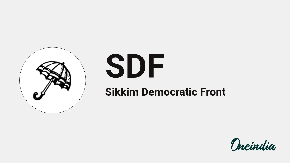 Sikkim Democratic Front (SDF) Political Party Symbol, Flag, Founder ...