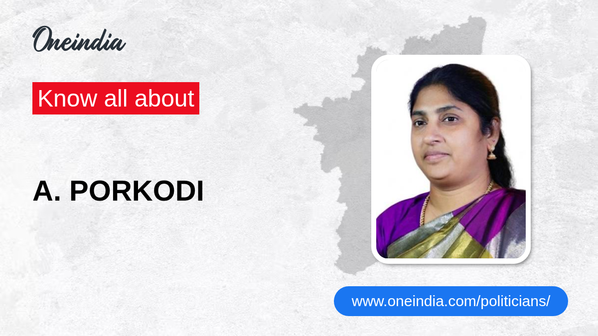 A. Porkodi: Age, Biography, Education, Husband, Caste, Net Worth & More ...
