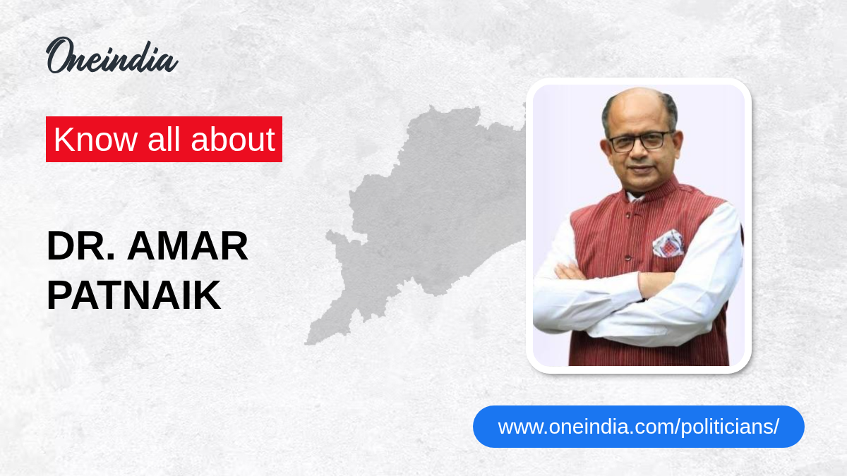 Dr. Amar Patnaik: Age, Biography, Education, Wife, Caste, Net Worth ...