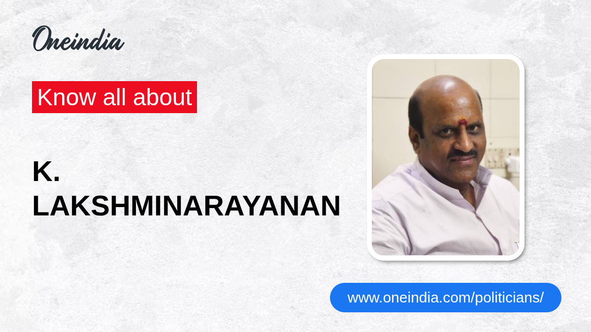 K. Lakshminarayanan: Age, Biography, Education, Wife, Caste, Net Worth ...