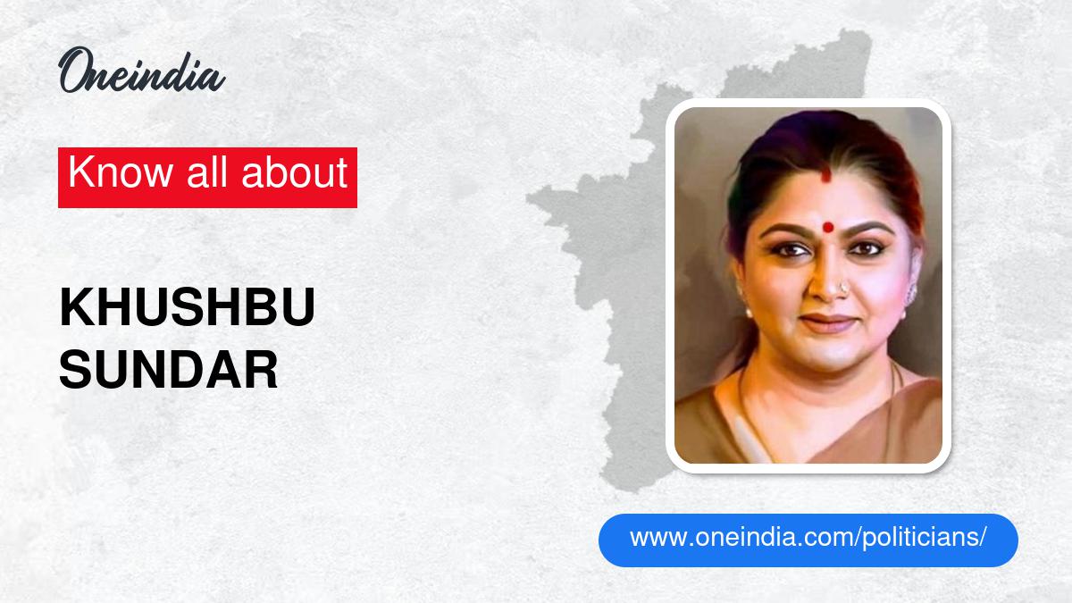 Khushbu Sundar: Age, Biography, Education, Husband, Caste, Net Worth ...