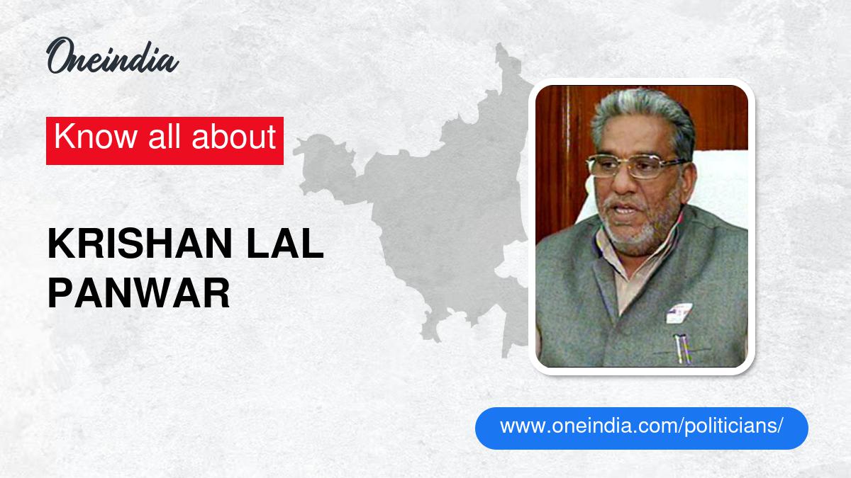 Krishan Lal Panwar: Age, Biography, Education, Wife, Caste, Net Worth ...