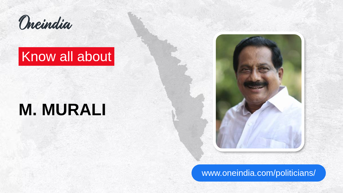 M. Murali: Age, Biography, Education, Wife, Caste, Net Worth & More ...