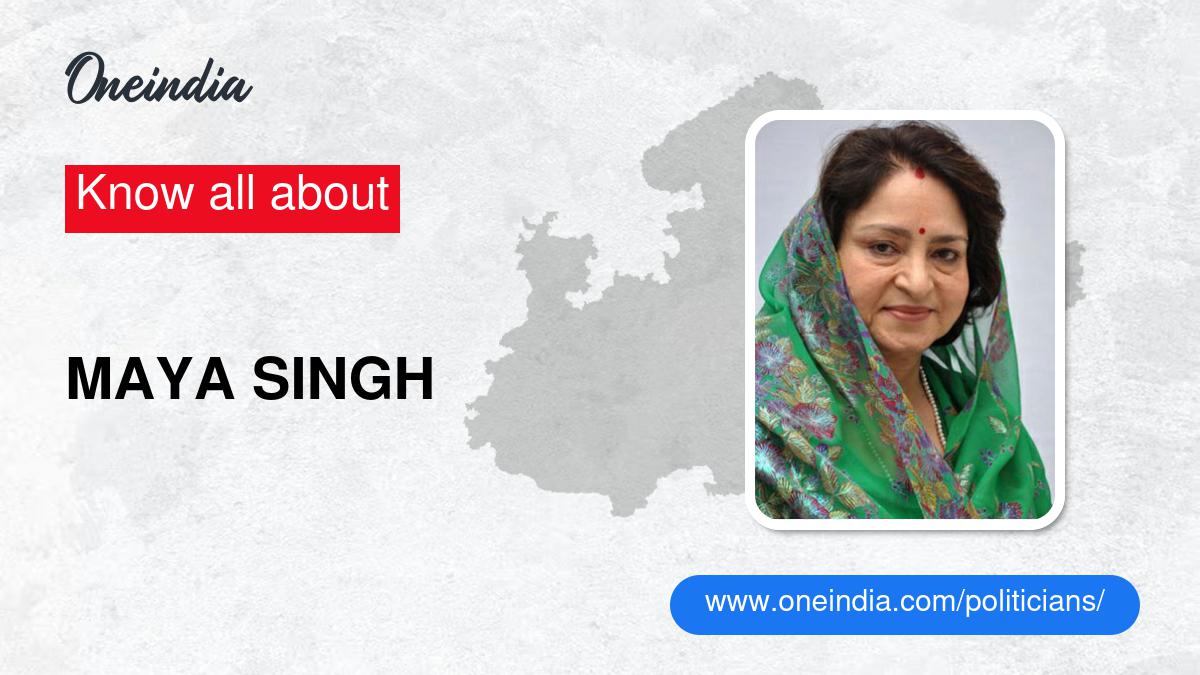 Maya Singh: Age, Biography, Education, Husband, Caste, Net Worth & More ...