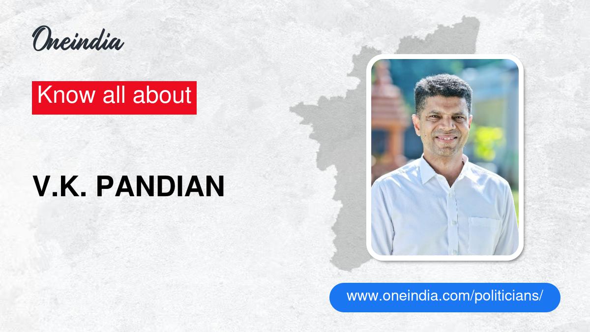 V.K. Pandian: Age, Biography, Education, Wife, Caste, Net Worth & More ...