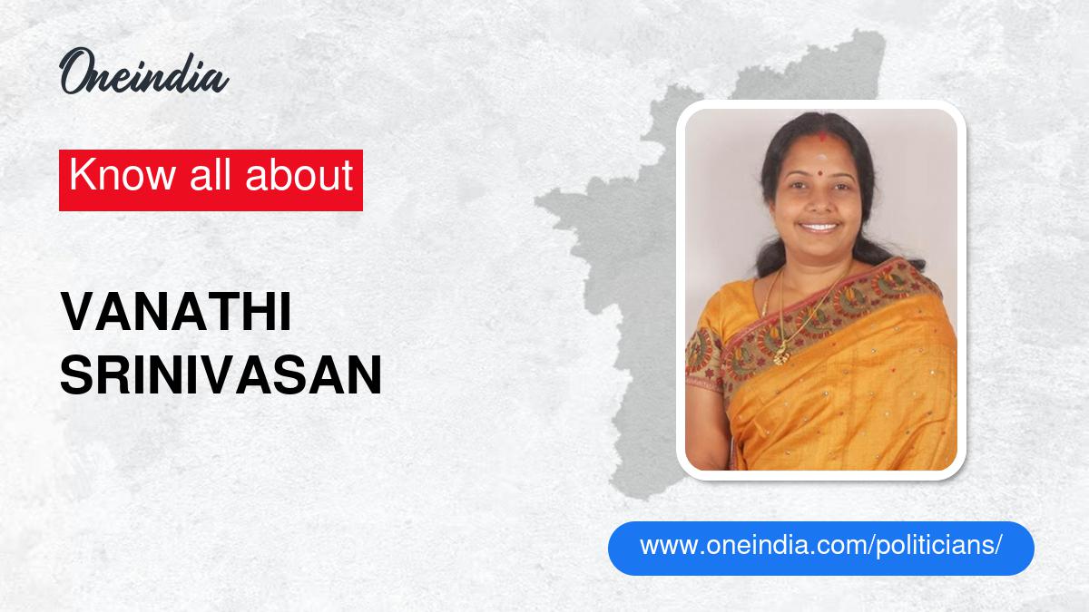 Vanathi Srinivasan: Age, Biography, Education, Husband, Caste, Net ...