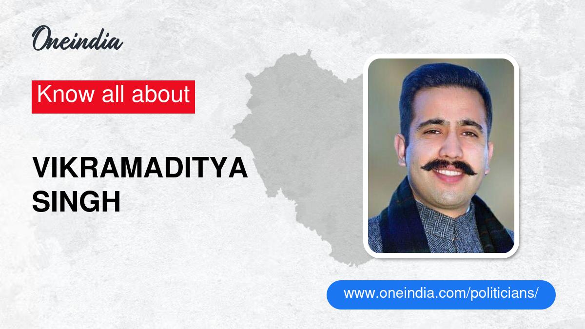 Vikramaditya Singh: Age, Biography, Education, Wife, Caste, Net Worth & More - Oneindia