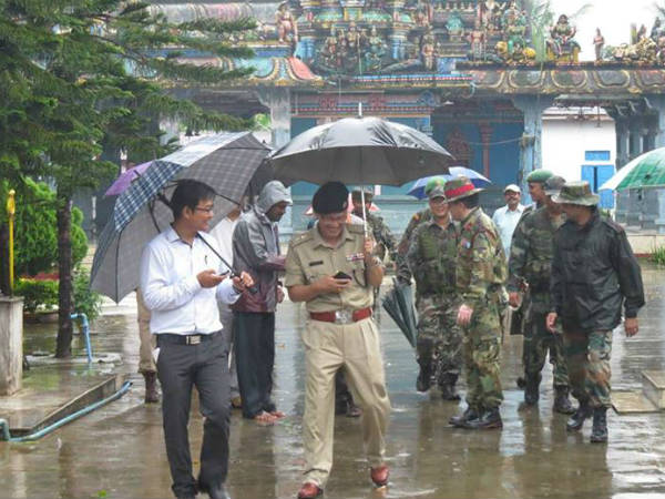 மியான்மர் ஊடுருவல்... மோரே தமிழர் கோயிலில் உள்துறை அமைச்சக குழு ஆய்வு ...
