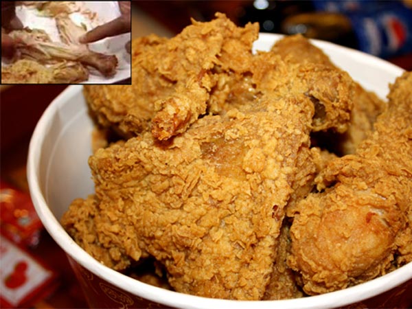 உவ்வே... 'கேஎப்சி' சிக்கனுக்குள் புழு கண்டெடுப்பு- கோவையில் அதிர்ச்சி ...