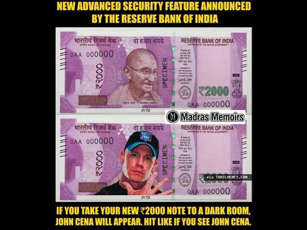 விட்டா புது ரூ. 2000 நோட்டுக்கு சார்ஜ் போடச் சொல்லுவாங்களோ? | Memes on ...