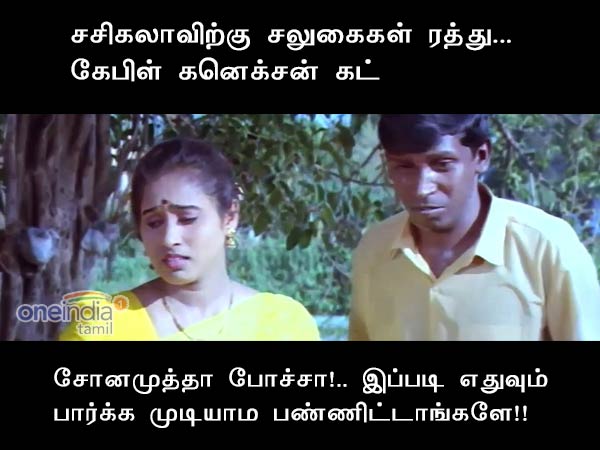 சோனமுத்தா போச்சா!.. இனி என்னத்த? | Sasikala VIP treatment Memes - Tamil ...