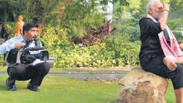 செம கிளிக்.. மோடி எங்கே போனாலும்.. பின்னாடியே போவாரே அவர்.. ஞாபகம் ...