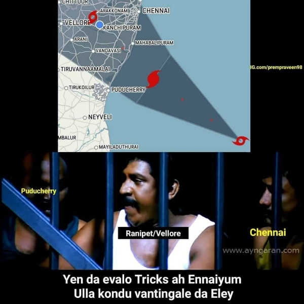 நீங்க எந்த ஏரியா சார்.. ஆங்.. சென்னை மொத்தமுமே இப்போ ஏரியாத்தான் ...