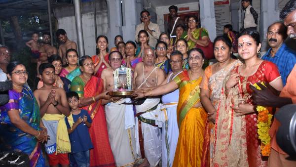 ஆரியங்காவு தர்மசாஸ்தா அன்னை புஷ்கலா தேவி திருக்கல்யாணம் கோலாகலம் ...