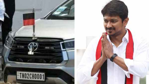 நோட் பண்ணீங்களா? உதயநிதி காரில் பொருத்தப்பட்ட புதிய "பிட்டிங்".. அப்போ ...