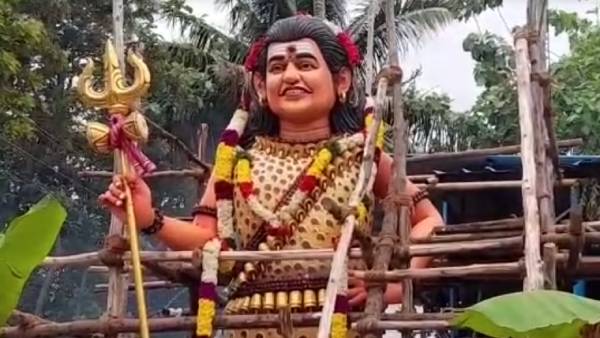 கையில் சூலம்.. பிரம்மாண்ட உருவத்துடன் தரிசனம்..நித்யானந்தாவா? கால ...