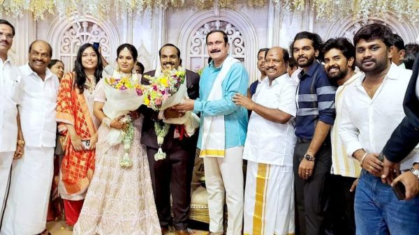 அடடே வாங்க வாங்க! களைகட்டிய ஜெகத்ரட்சகன் இல்ல விழா! ஆஜரான உதயநிதி ...