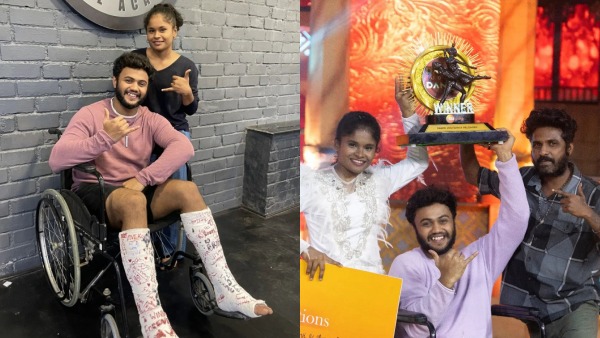 இரண்டு கால்களும் உடைந்தாலும் டைட்டில் ஜெயித்த "கயல்”நடிகர்.. நிஜ ...