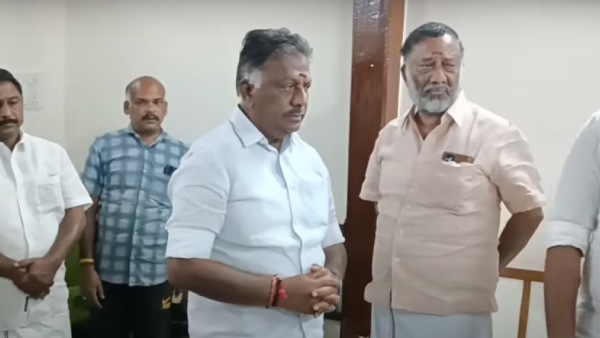 கண்களில் கசிந்த கண்ணீர்.. தாயின் காலை பிடித்தபடியே கதறி அழுத ஓபிஎஸ் ...