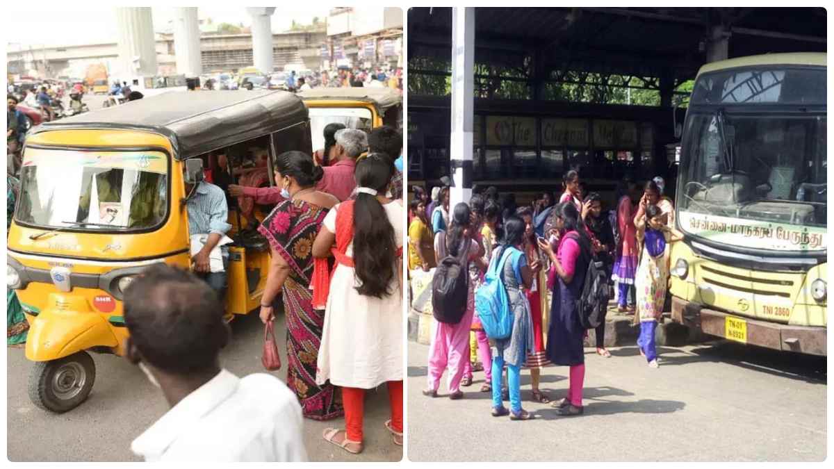 ஒருமணி நேரத்திற்கு மேலாக நிற்கிறோம்.. பஸ் வரல.. ஆட்டோ, டாக்சி ரேட்டை ...