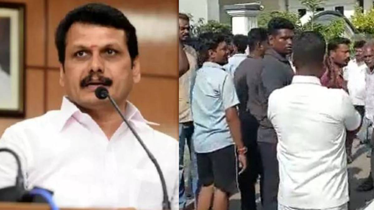 செந்தில் பாலாஜி வீட்டில் ரெய்டு.. ஐடி கார்டை காட்டுங்க.. பெண் ...