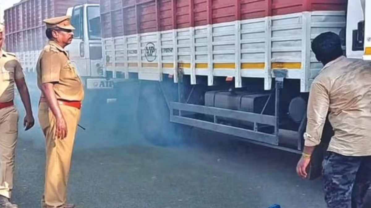 தாம்பரம் ரோட்டில் ஒரே பரபரப்பு.. "ரூ.535 கோடி"யுடன் நின்ற லாரி.. மொத்தமும் புது நோட்டுகள் ...