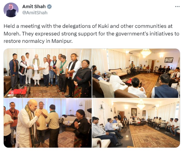 மணிப்பூர்: மியான்மர் எல்லையில் தமிழர்கள் வசிக்கும் மோரே நகரில் மத்திய ...