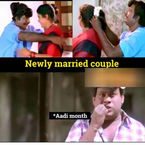 ஆடி மாசம்னு ஒய்ப்பை ஊருக்கு கூட்டிட்டு போய்ட்டாங்களாம்.. அதான் இப்டி ...