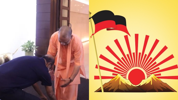 இதுதான் சனாதனம்! ஆதித்யநாத் காலில் விழுந்த ரஜினி! அப்போ பிரதமருக்கும் ...