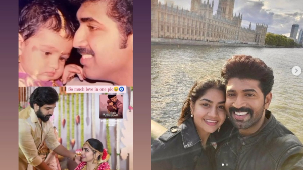 கிராமத்து வீட்டில் விஜயகுமார் பேத்தி ரிசப்ஷன்.. நெகிழ வைத்த அருண் விஜய்.. அக்கா அனிதாவின் ...