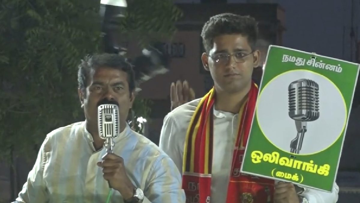 'சொன்னபடி கேளு' மக்கர் பண்ணாதே.. மைக்கால் நொந்து போன சீமான்.. கடைசியில் ...