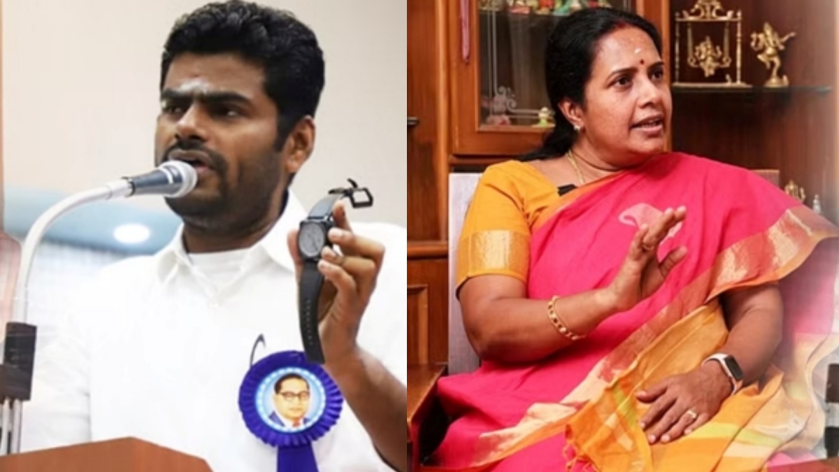 ஆட்களை செட் பண்ணி பணம் சப்ளை..ப்ளான் போட்டதே அவங்க தான்.! அண்ணாமலையா? படக்கென பேசிய வானதி ...