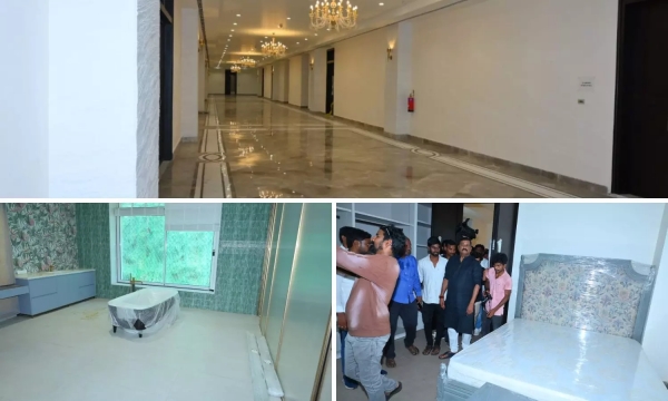 பாகுபலி பங்களா! பாத்ரூம் தண்ணீர் தொட்டி ரூ.25 லட்சம்! ஆட்சி மாறியதும் ...