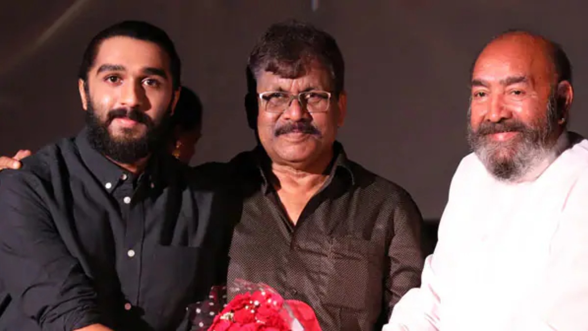 என் பேரன் ராஜராஜ சோழனின் பரம்பரையிலிருந்து வந்தவன்.. எல்லா தெய்வமும் துணை.. விஜயகுமார் எமோஷனல் ...