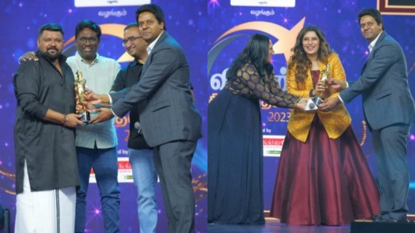 ஆனந்த விகடன் சின்னத்திரை விருதுகள் 2023.. ராதிகா முதல் கோபிநாத் வரை..நெகிழ வைத்த வார்த்தை ...