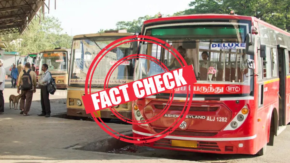 Fact Check: “பழைய பஸ்ஸுக்கு பெயிண்ட் அடிச்சு புதுசுனு சொல்றாங்க ...