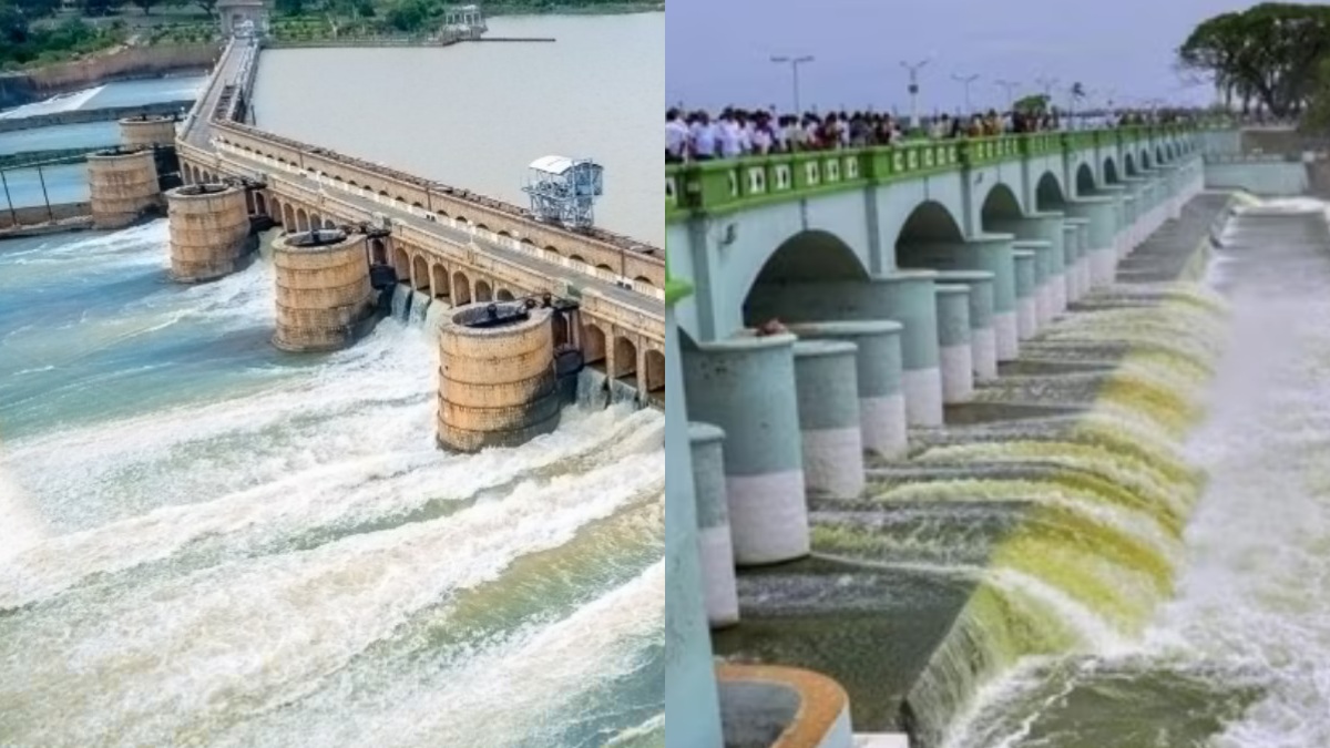 கிடுகிடுவென நிரம்பும் கபினி, கேஆர்எஸ் அணை! வறண்டு கிடந்த ஒகேனக்கல்லுக்கு வந்த காவிரி! | Kabini ...