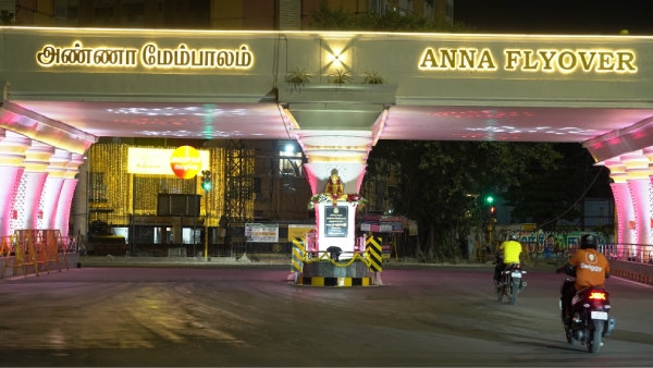 ஜொலிக்குதே! வேற லெவலில் மாறிய “அண்ணா மேம்பாலம்”.. சென்னையின் சிறப்பை ...