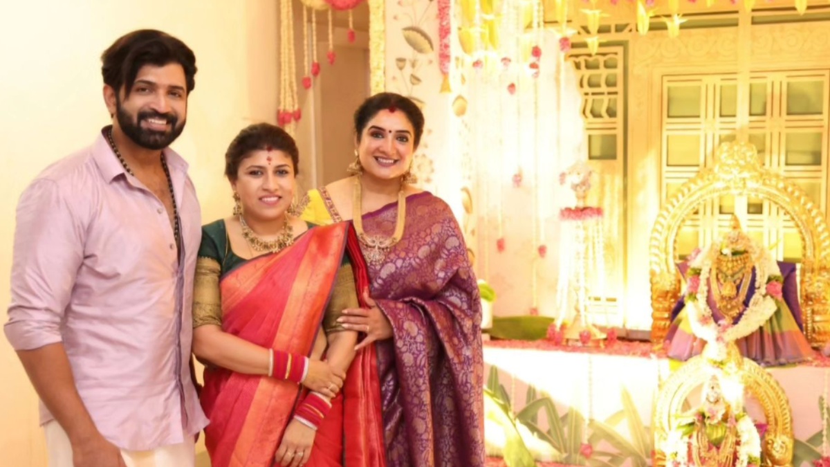 விஜயகுமார் வீட்டில் திடீர் பங்க்ஷன்.. அருண் விஜய் பொண்ணு இவ்ளோ ...