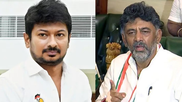 "மேகதாது அணையால் தமிழகத்திற்கே லாபம்.." உதயநிதியை நேரில் சந்தித்த பின் டி.கே.சிவக்குமார் பரபர ...