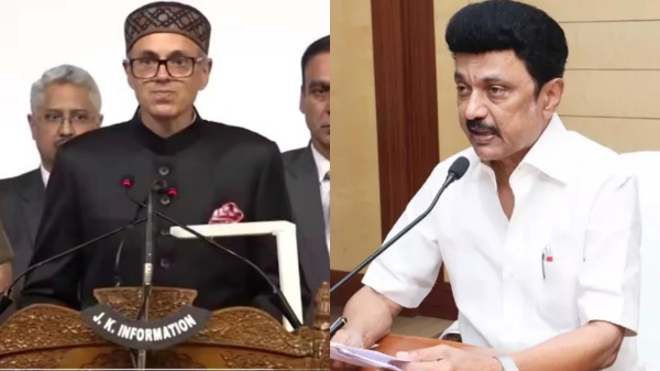 தென் முனையில் இருந்து வட முனைக்கு.. ஜம்மு காஷ்மீர் முதல்வர் ஒமர் அப்துல்லாவுக்கு ஸ்டாலின் ...