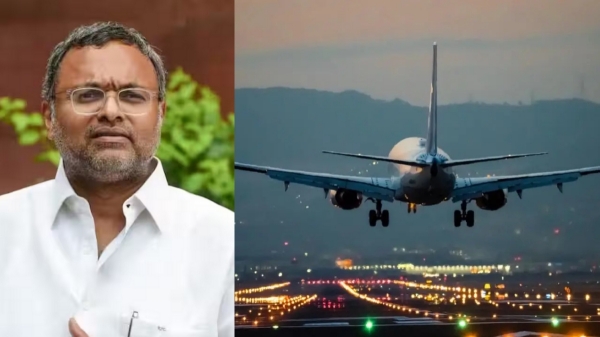 கார்த்தி சிதம்பரம் உள்பட 117 பயணிகளோடு மதுரை சென்ற விமானத்தில் இயந்திர ...