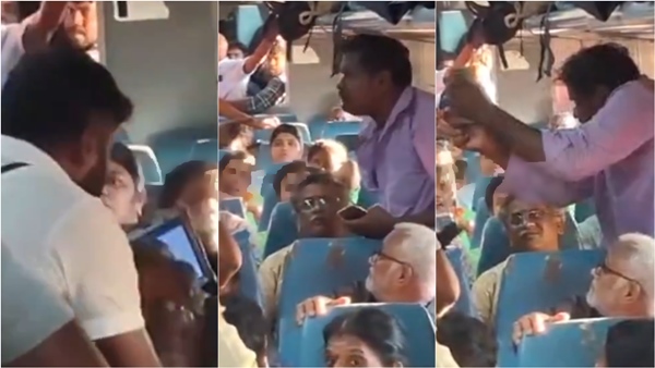 தூங்குனது ஒரு குத்தமா.. பல்லவன் ரயிலில் டிடிஆர் vs பயணி .. இருவரும் ...